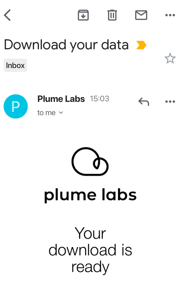 How do I export my Flow data? – Plume Labs